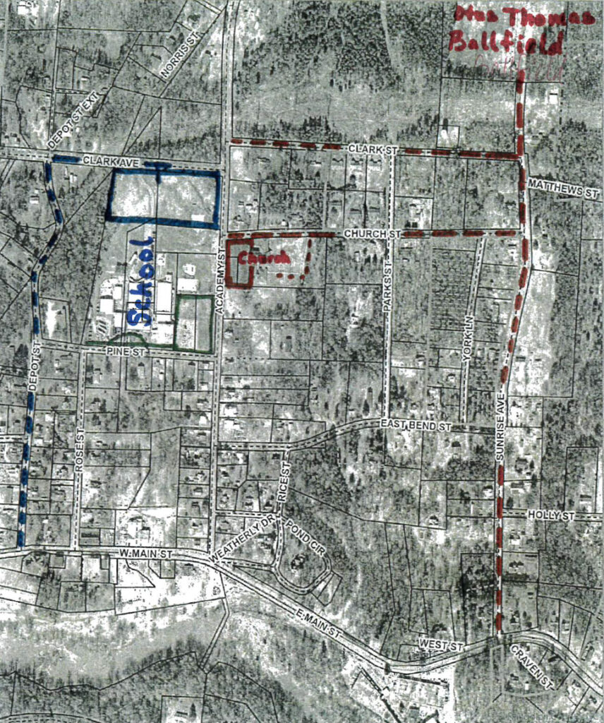 Christmas Parade Staging Map - Town of Franklinville